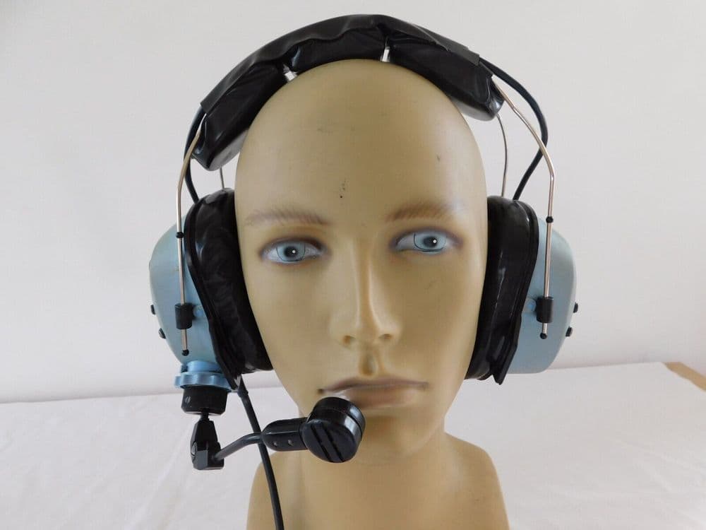 Racal Atlantic MK2 RA155/2001 Aircraft Headset With Nexus Connector D6B
