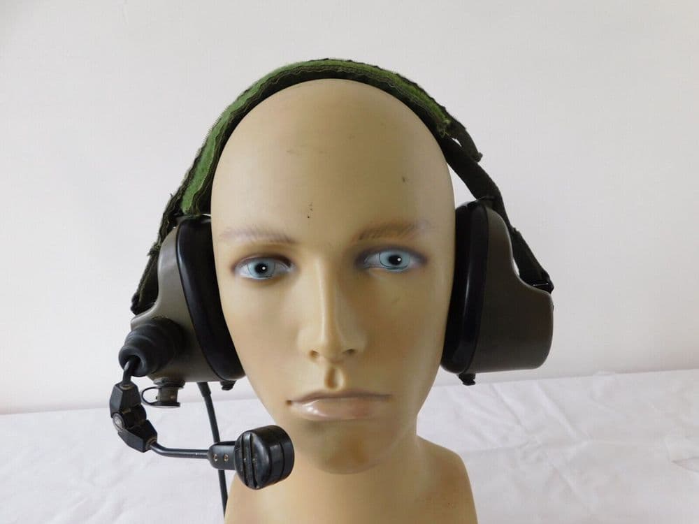 Racal Clansman Bowman RA195 AFV Crew Headset Tested CL12E