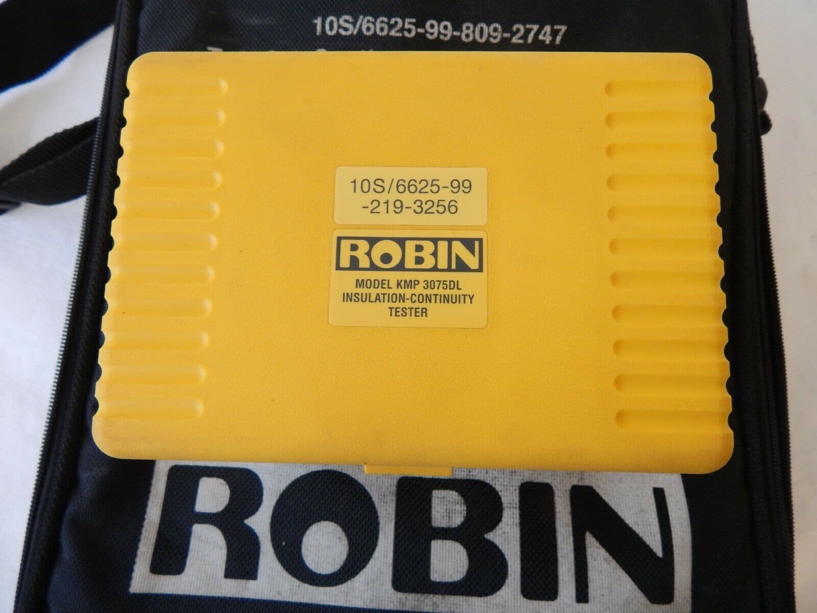 Robin KMP3075DL Continuity and Insulation Tester 2 Sets Test Leads Case ...