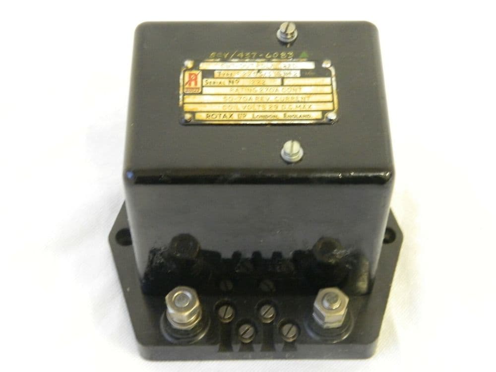 Rotax Ltd Cut Out Battery Differential Relay Polarised Type F2203/3 1R9E