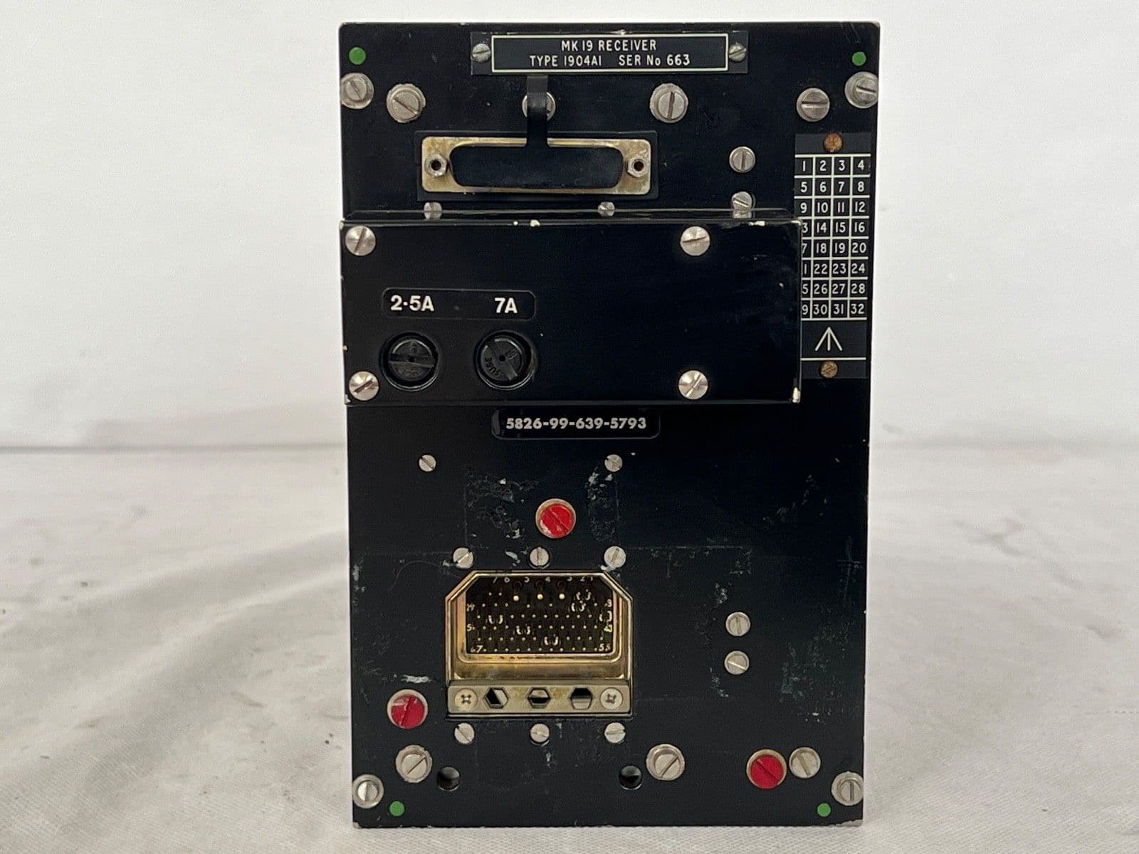 Sea King Helicopter Decca MK19 Receiver Radio From ZE369 PL53