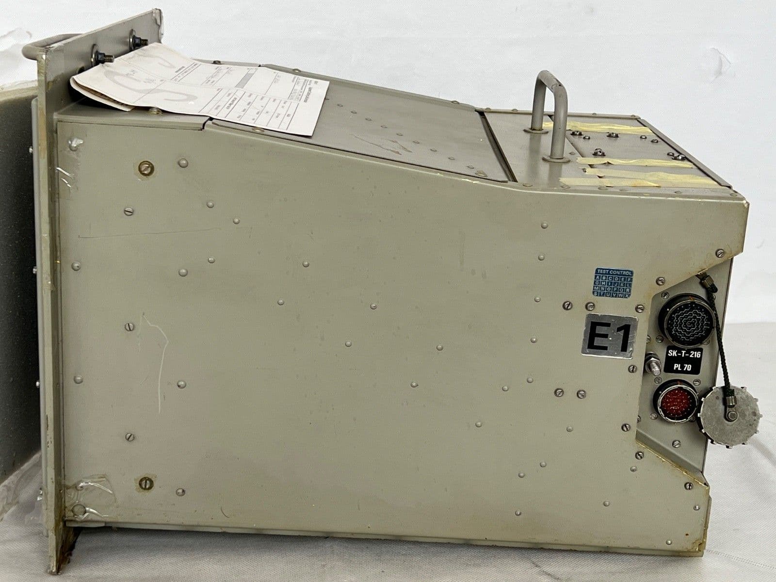 Sea King Helicopter Radar Frame E1-A1 Display From XV671 PL11