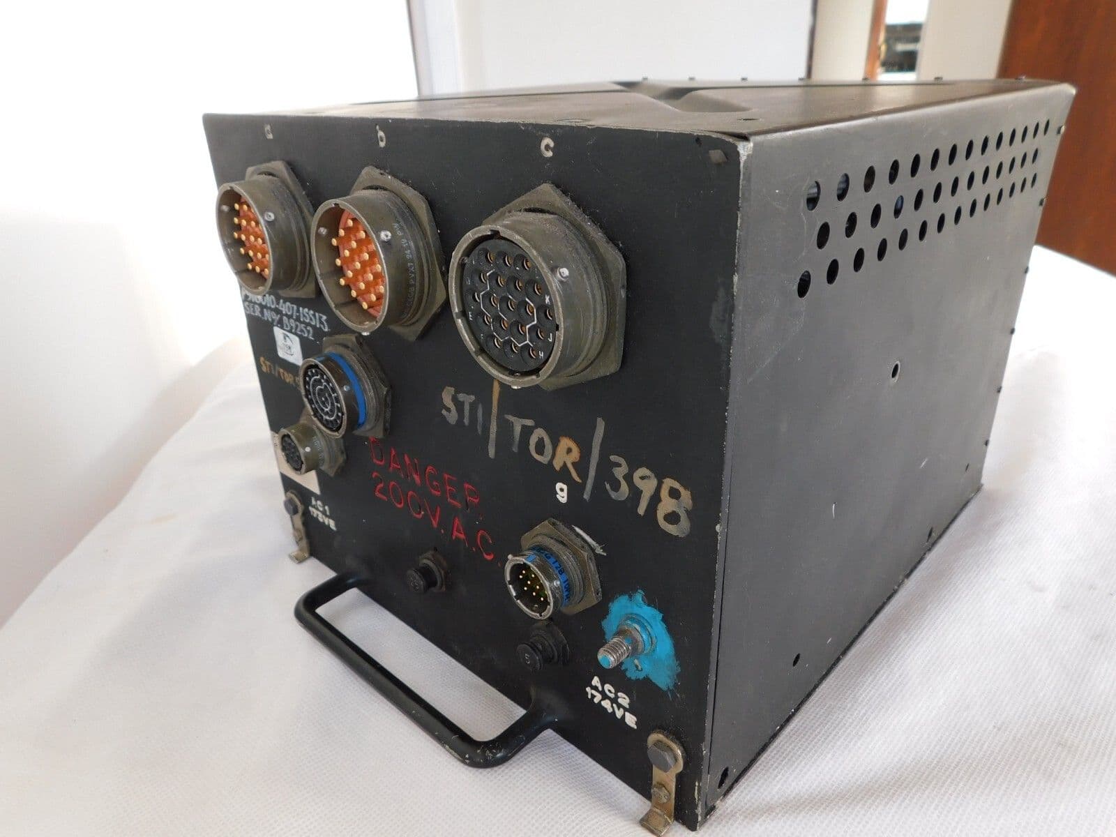 Tornado Aircraft AC Contactor Control Box Part No P918010-407 ISS 13 PL58