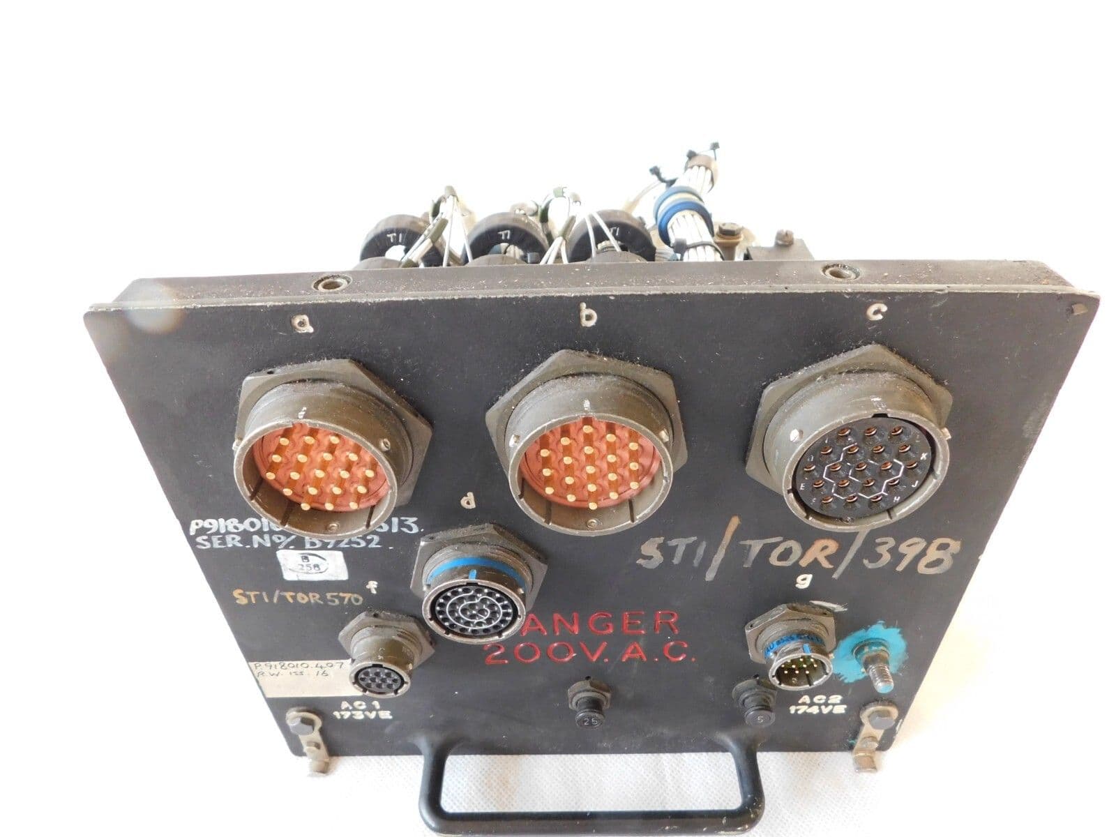 Tornado Aircraft AC Contactor Control Box Part No P918010-407 ISS 13 PL58
