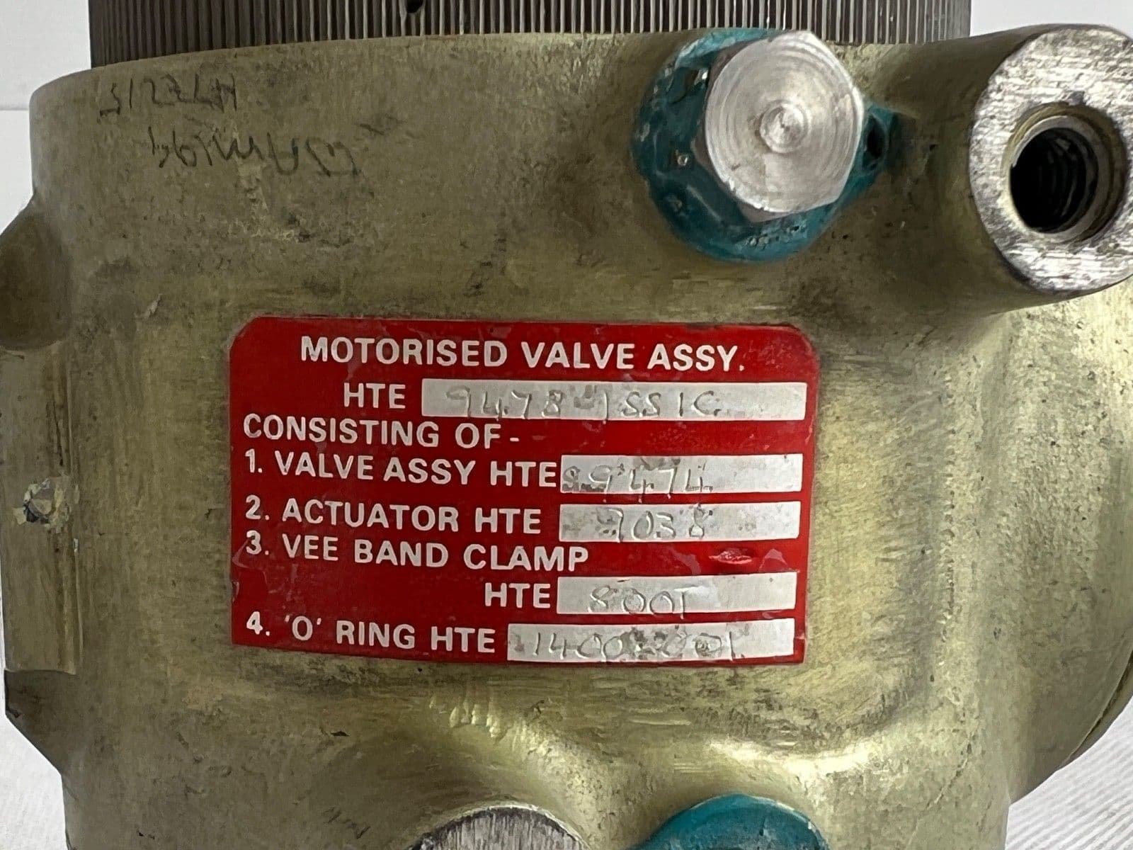 Tornado Aircraft Ball Valve Assy HTE9474 D6C
