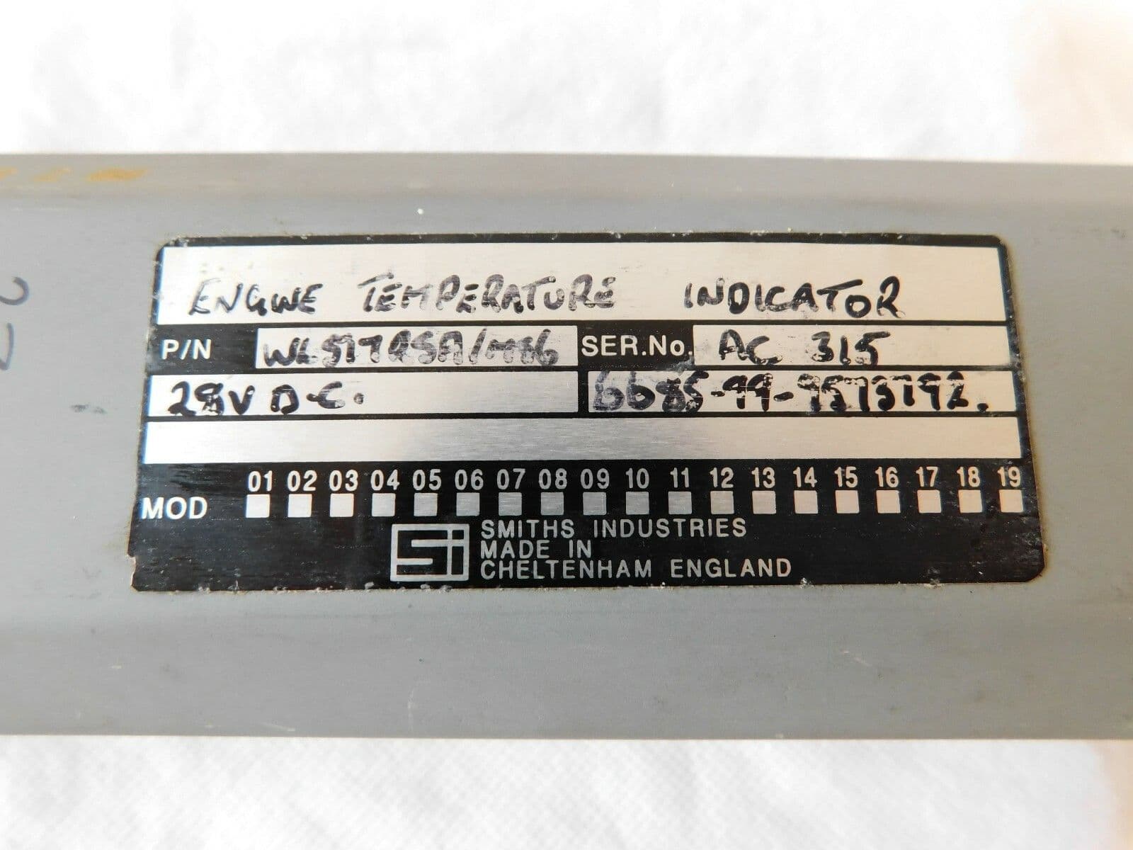 Tornado Aircraft Cockpit Engine Temperature Indicator 1R5B