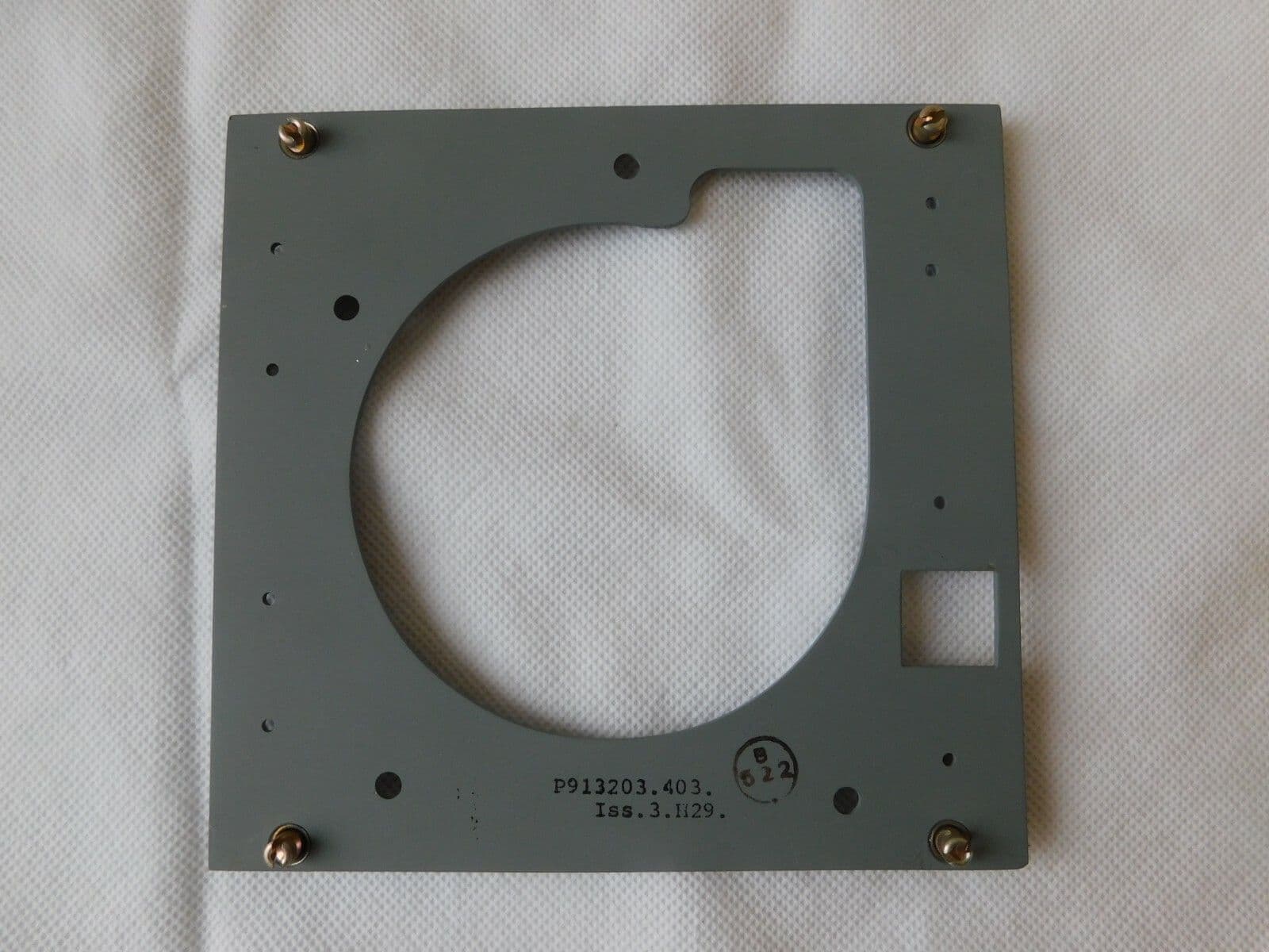 Tornado Aircraft Cockpit Side Control Panel Top Plate Assembly 1R7B