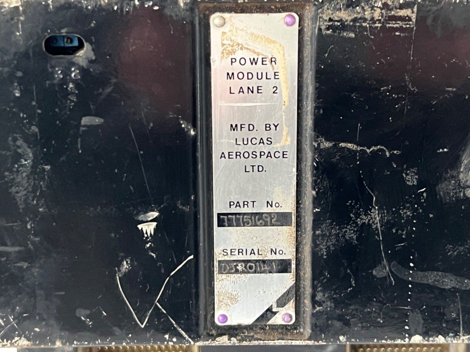 Tornado Aircraft Engine Control Unit Type No CUE 300-2C2C-3B PL55