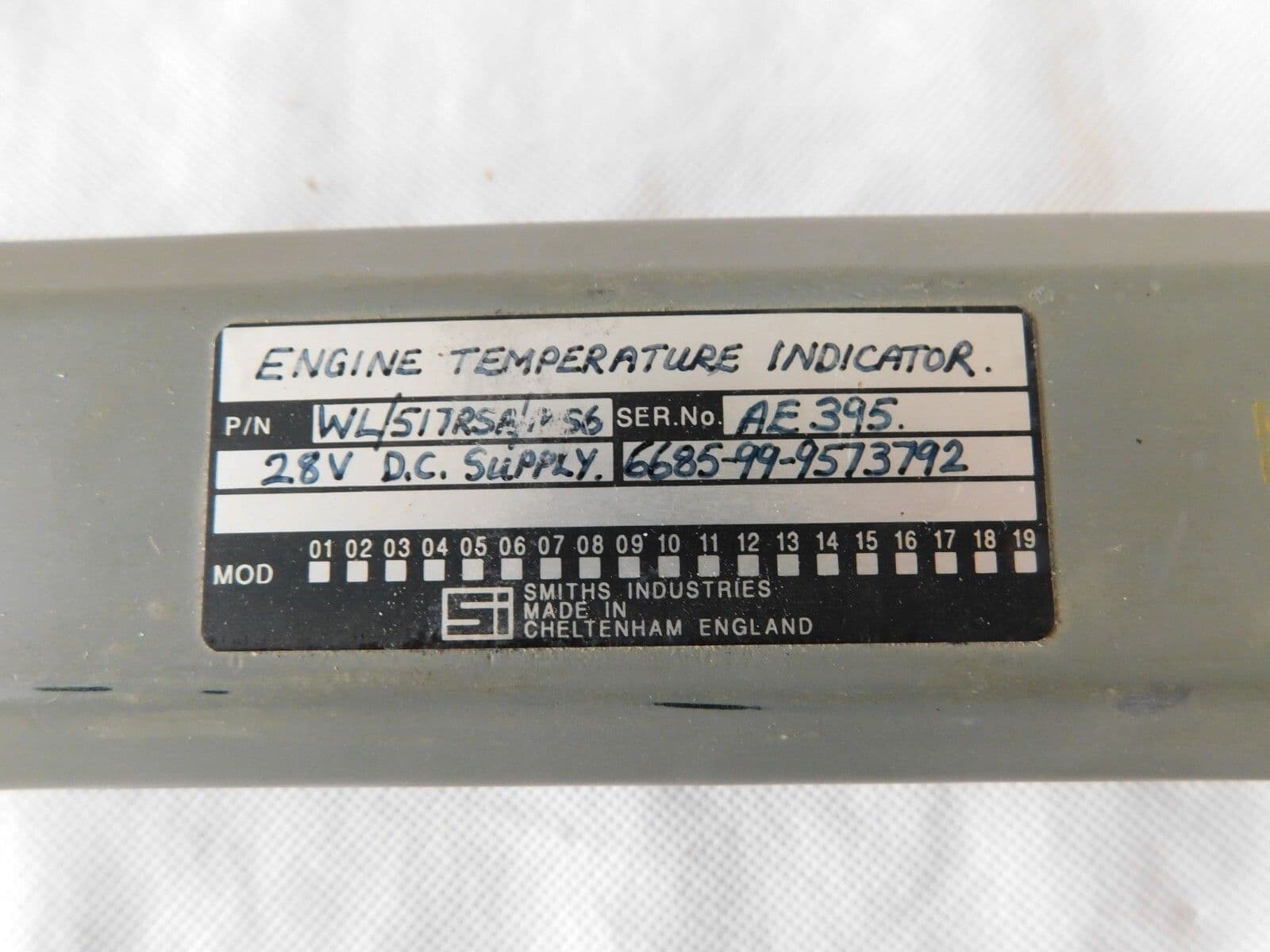 Tornado Aircraft Engine Temperature Indicator Gauge D4B