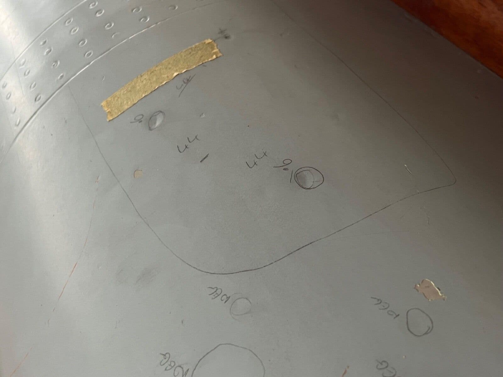 Tornado Aircraft F3 R126 Door Panel Assembly From ZA283 PC19