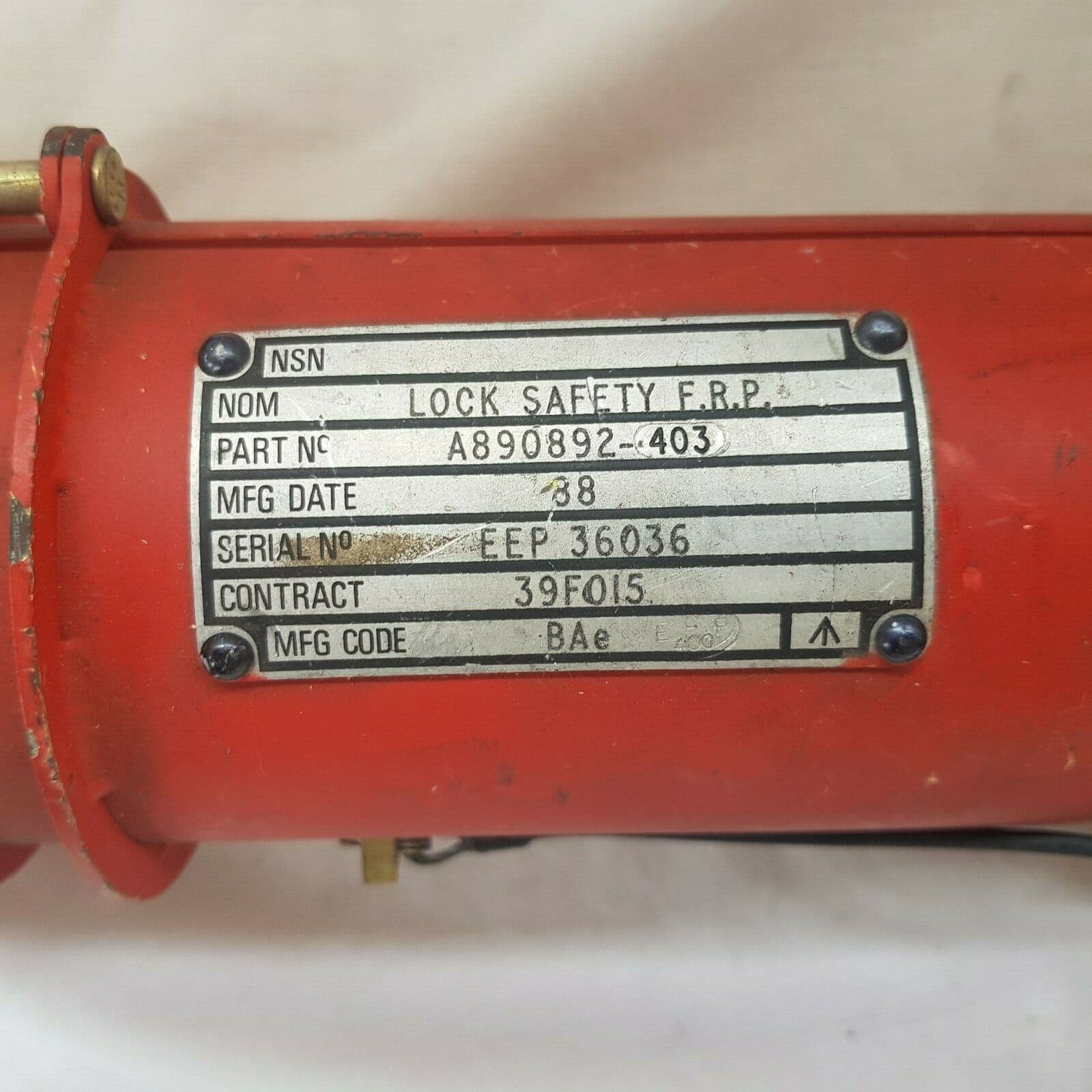 Tornado Aircraft FRP Safety Lock GR5C