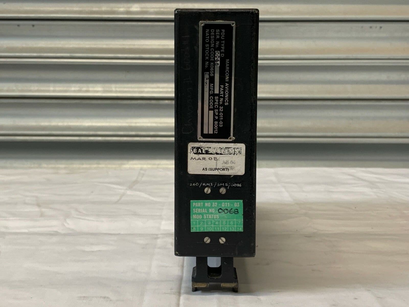 Tornado Aircraft GR4 Pylon Decoder Unit Type D From ZD848 GR402C