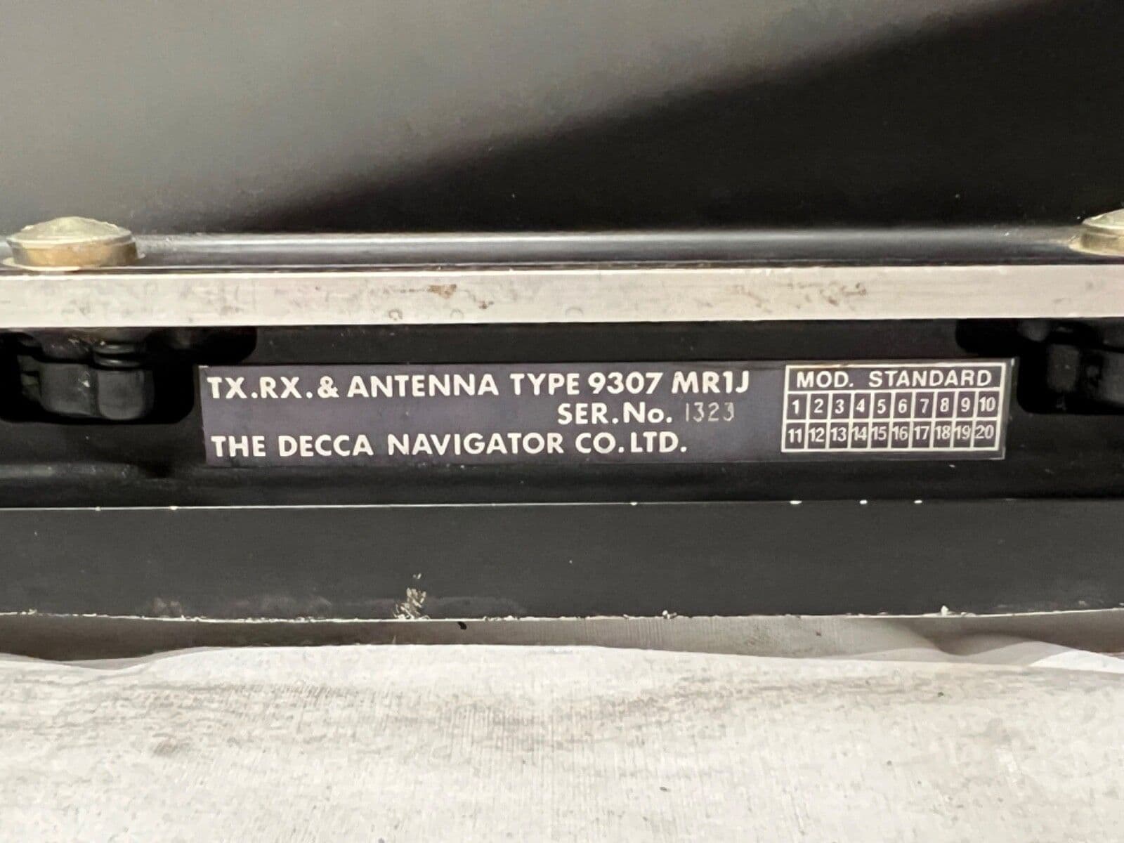 Tornado Aircraft GR4 TX/RX Radar Navigation Doppler Transceiver ZA589 ...