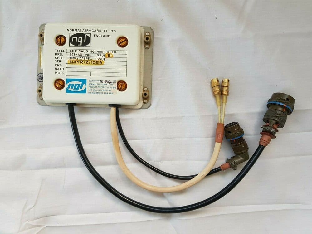 Tornado Aircraft LOX Gauging Amplifier 1R1D