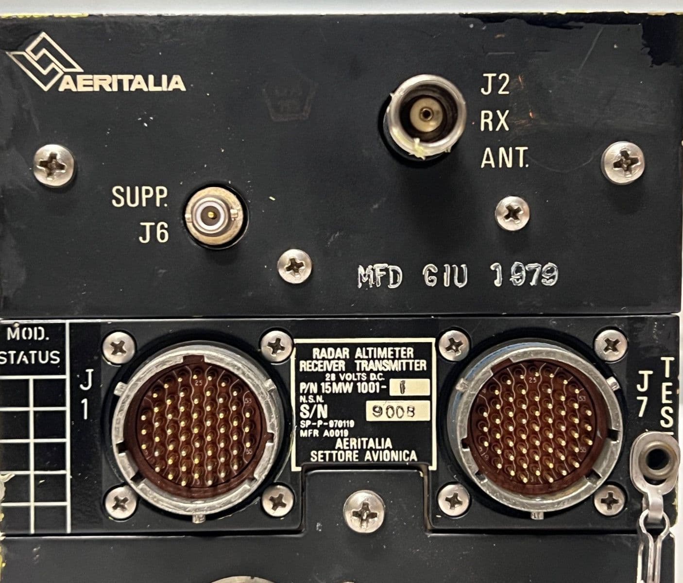 Tornado Aircraft Radar Altimeter Receiver Transmitter GR402D