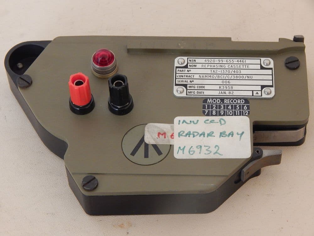 Tornado Aircraft Radar Rephasing Cassette Part No TA2-1370-403 1R9D