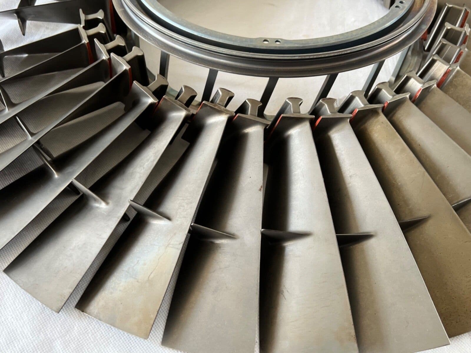 Tornado Aircraft RB199 Jet Engine Stage 2 LP2 Rotor Disc 40 Blades PL53