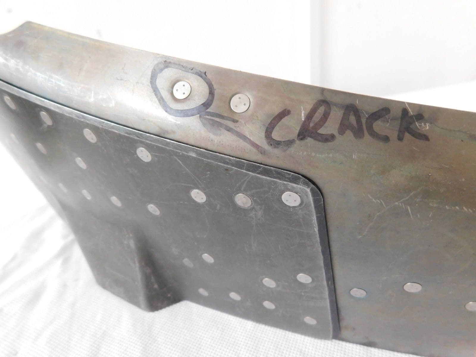 Tornado Aircraft RB199 Jet Engine Upper Titanium Fairing From ZE287 PL17