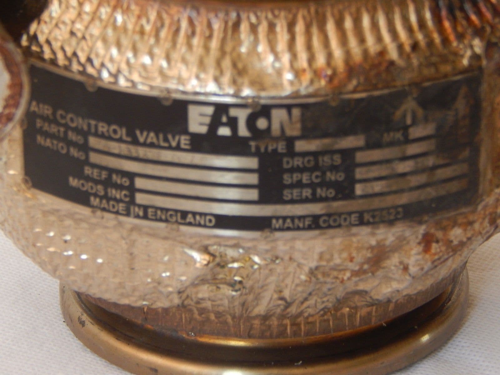 Tornado Aircraft Shut Off Bleed Air Valve 1R9A