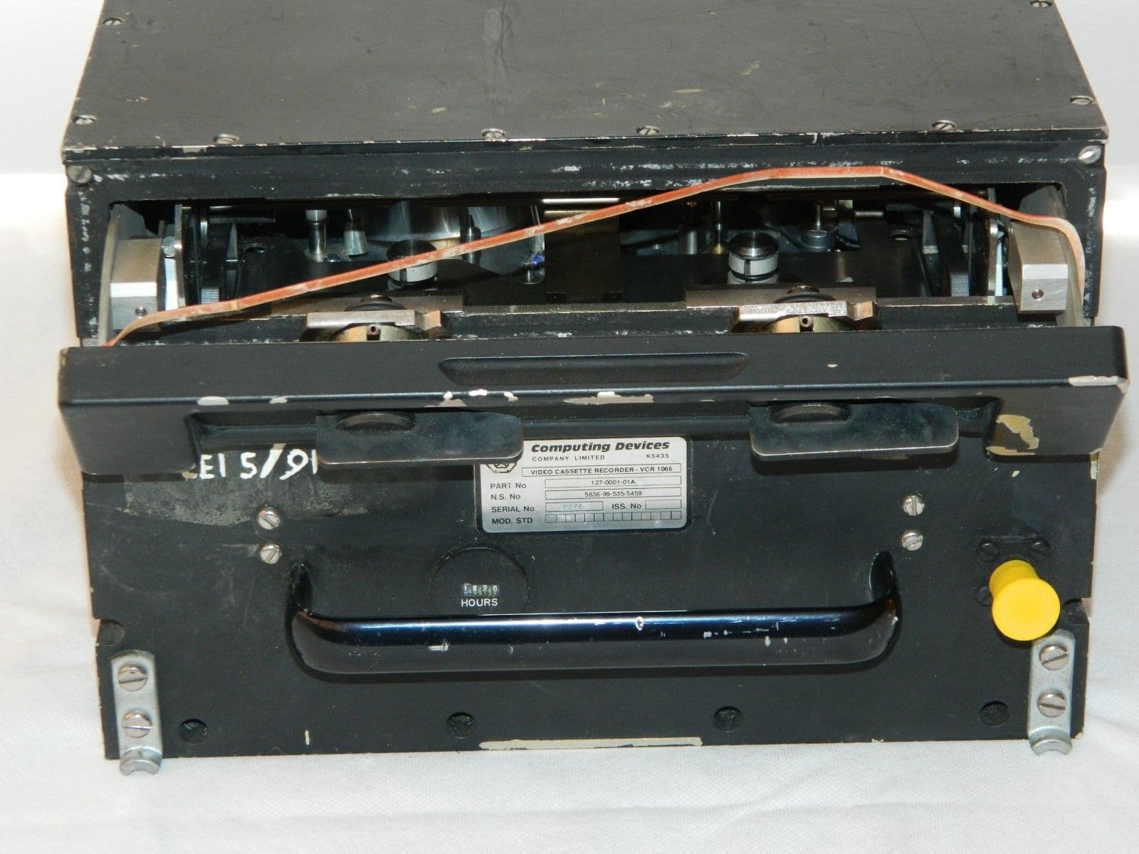 Tornado Aircraft Video Cassette Recorder Unit From Aircraft No ZE116 1R1A