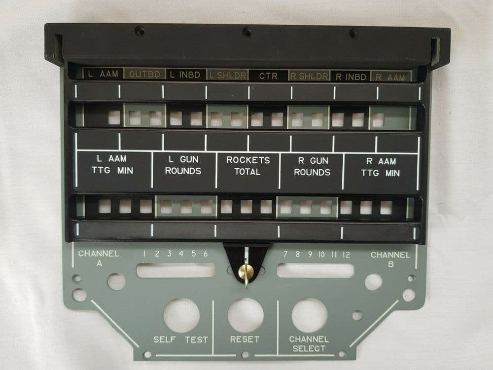 Tornado Aircraft Weapon Programming Unit Front Panel 1R1D