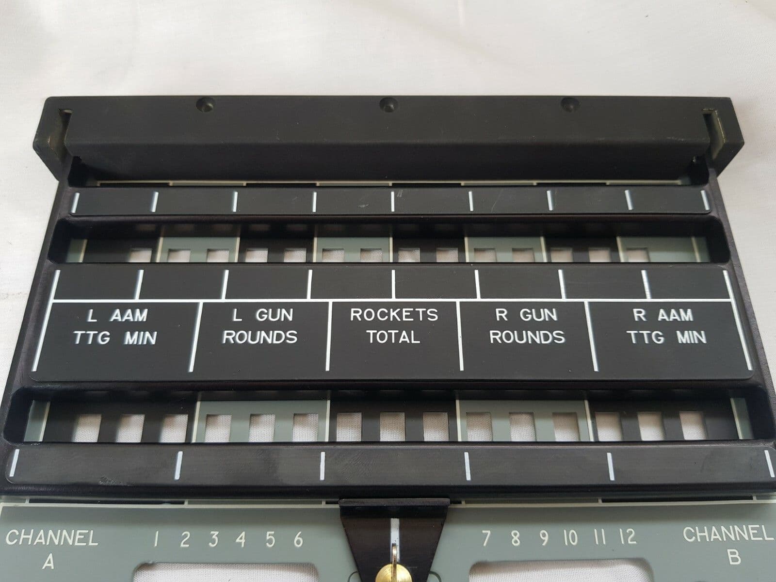 Tornado Aircraft Weapon Programming Unit Front Panel 1R1D