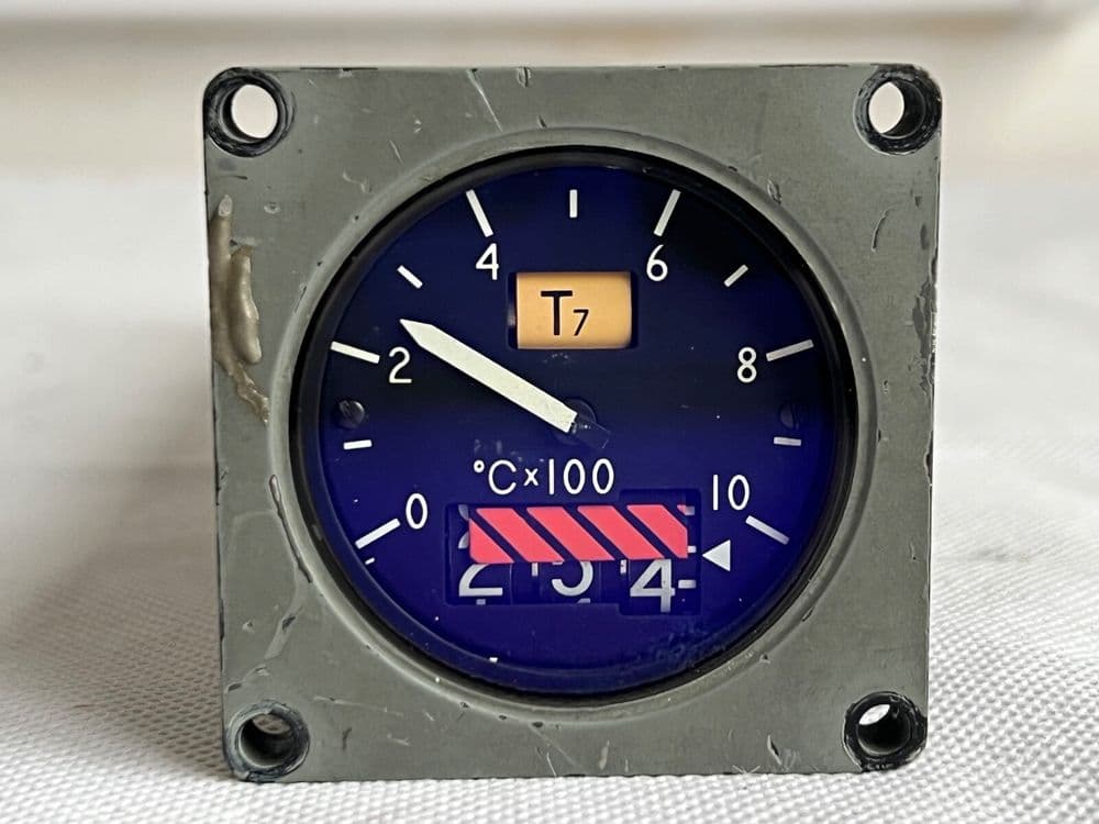 Tornado Cockpit Engine Temperature Indicator PN WLS17RSA-MS6 D6B