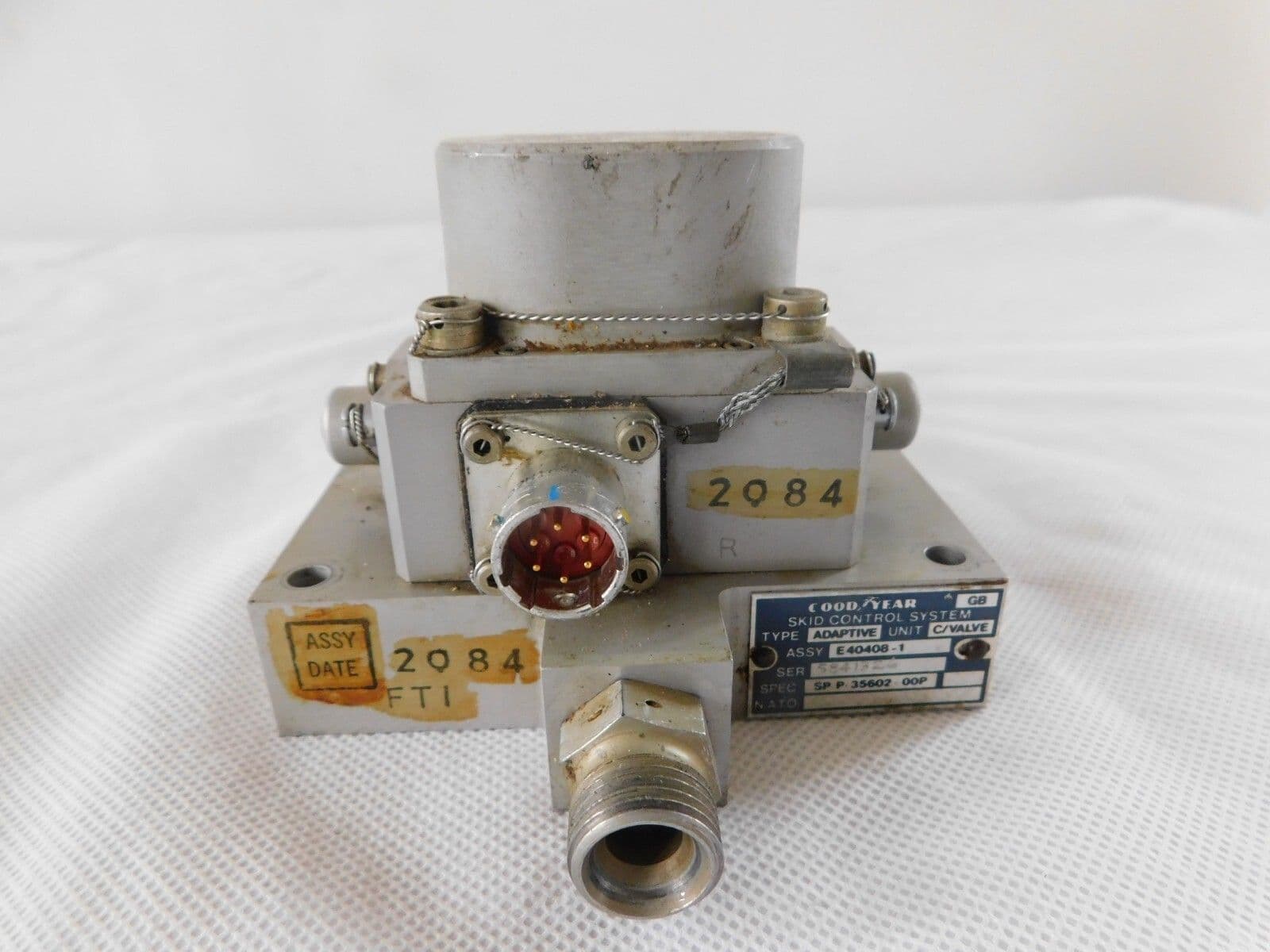 Tornado F3 Aircraft Anti Skid Pressure Control Servo Valve From ZE158 D5C