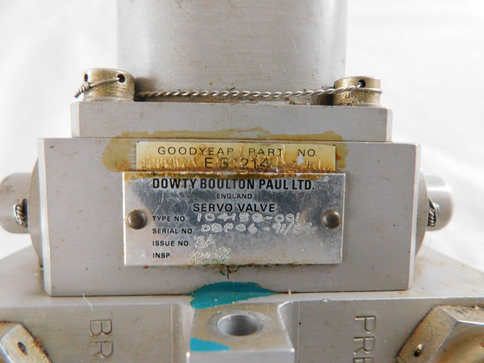 Tornado F3 Aircraft Anti Skid Pressure Control Servo Valve From ZE158 D5C