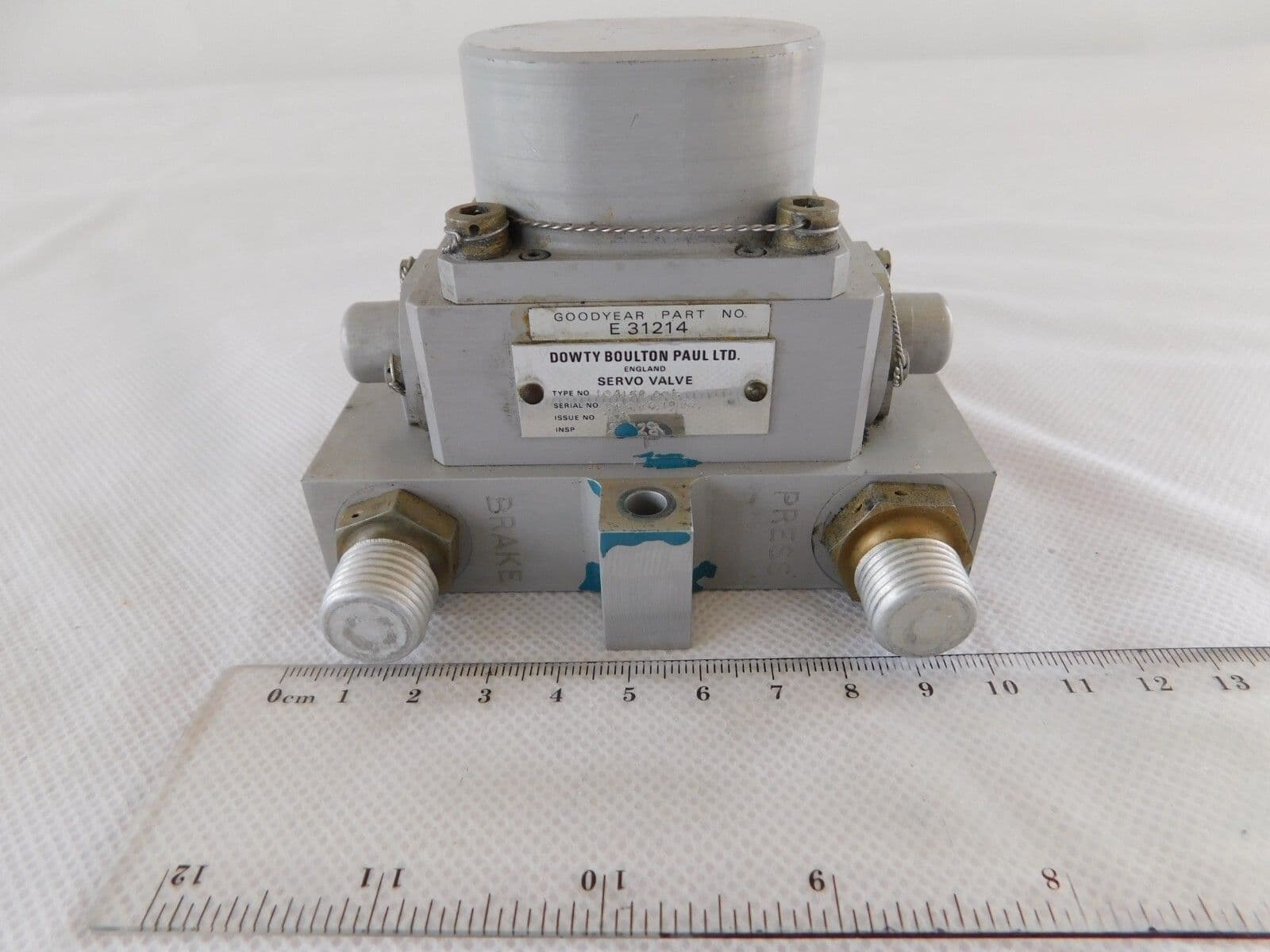 Tornado F3 Aircraft Anti Skid Pressure Control Servo Valve From ZE758 D4B