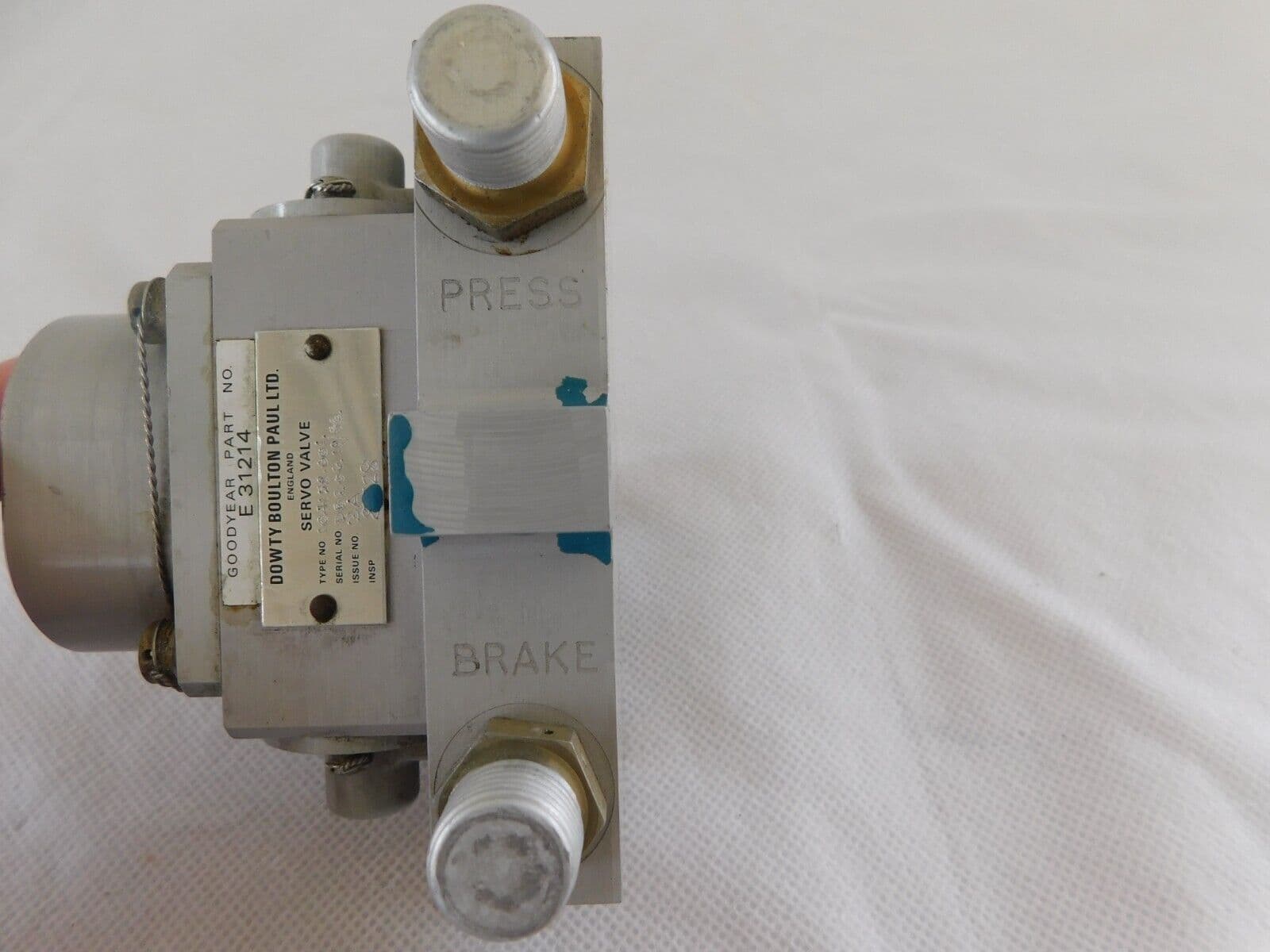 Tornado F3 Aircraft Anti Skid Pressure Control Servo Valve From ZE758 D4B