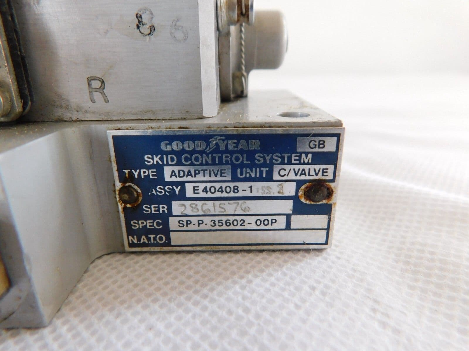 Tornado F3 Aircraft Anti Skid Pressure Control Servo Valve From ZE758 D4B