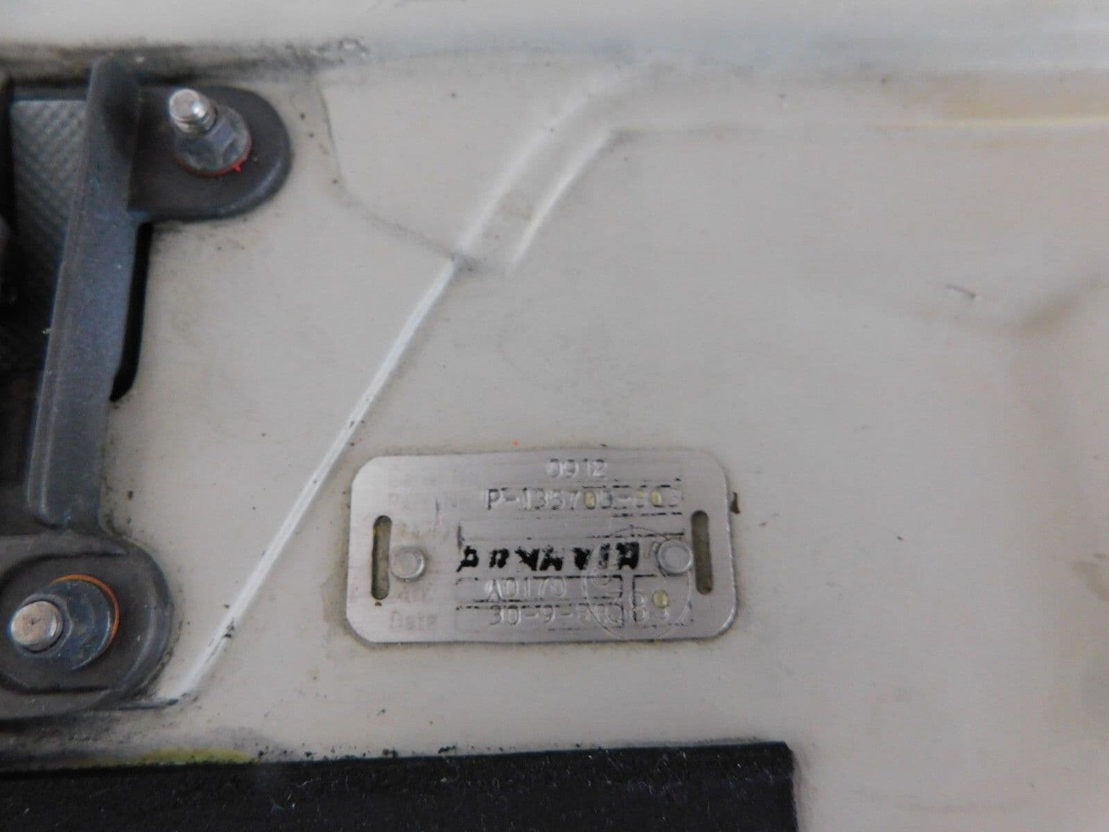 Tornado F3 Aircraft Flap Drive Panel From ZH557 PL1