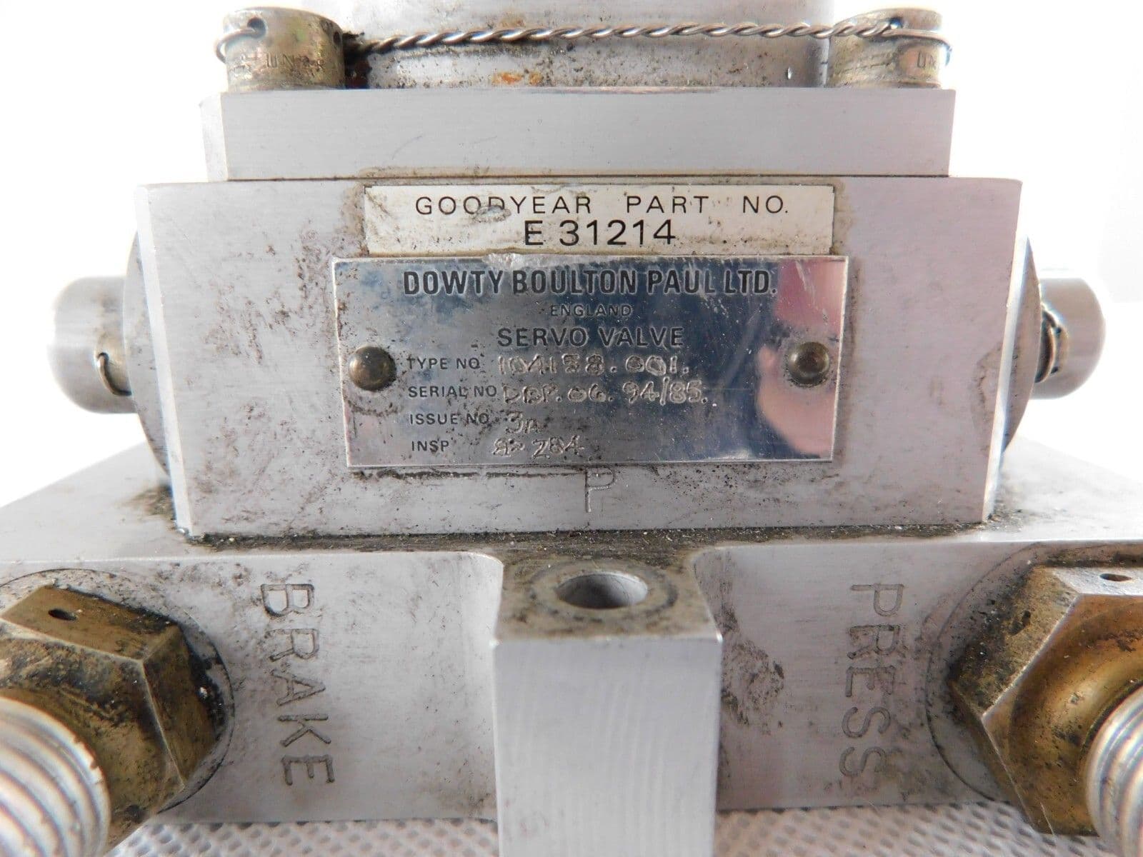 Tornado GR4 Aircraft Anti Skid Pressure Control Servo Valve From ZD714 D6B