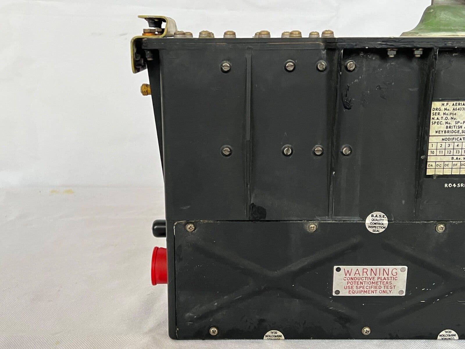 Tornado GR4 Aircraft ATU HF Antenna Tuning Unit From ZA607 PL62