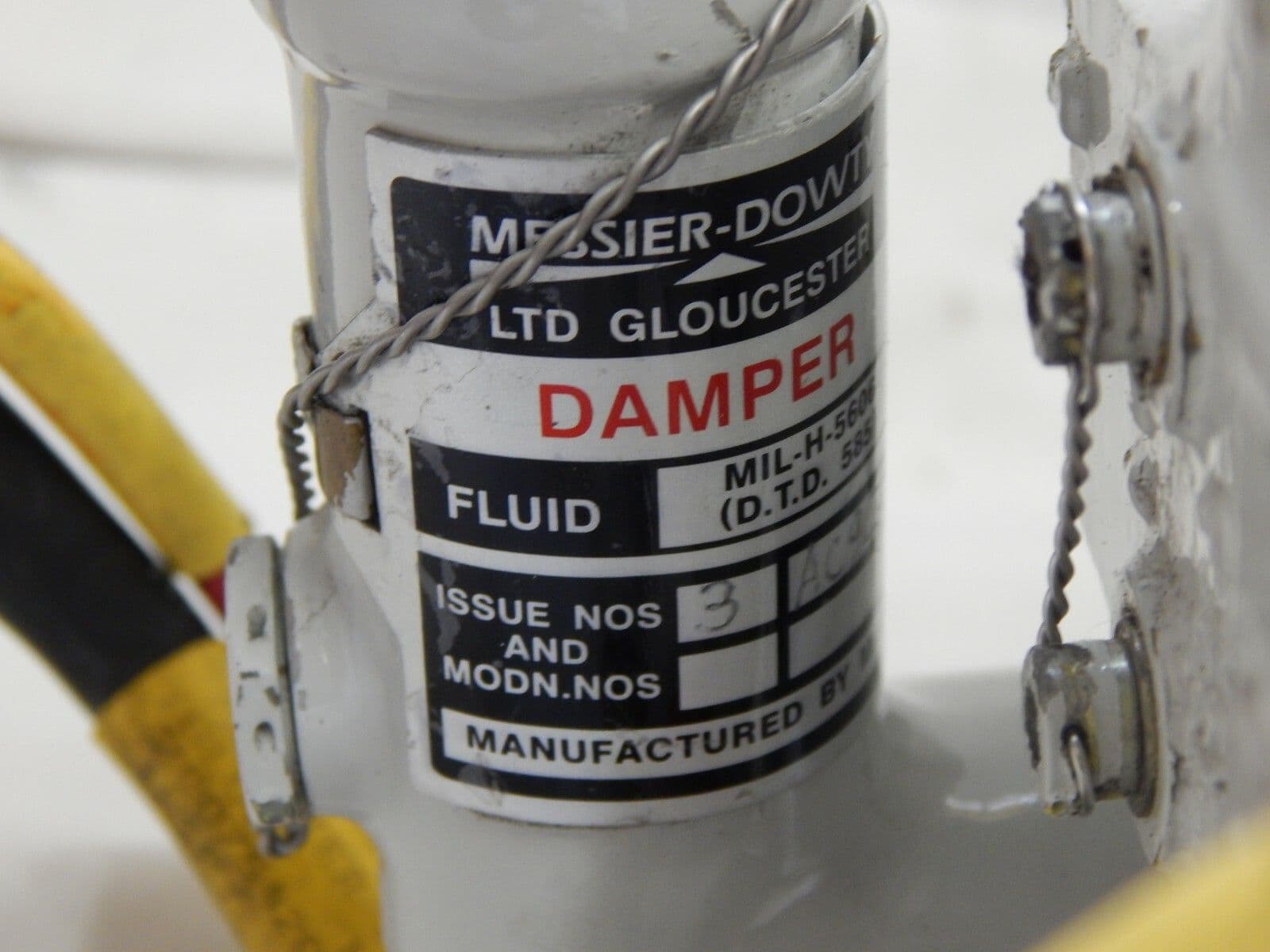 Tornado GR4 Aircraft Upstop and Uplock Damper Unit L/H From ZD788 GR3C