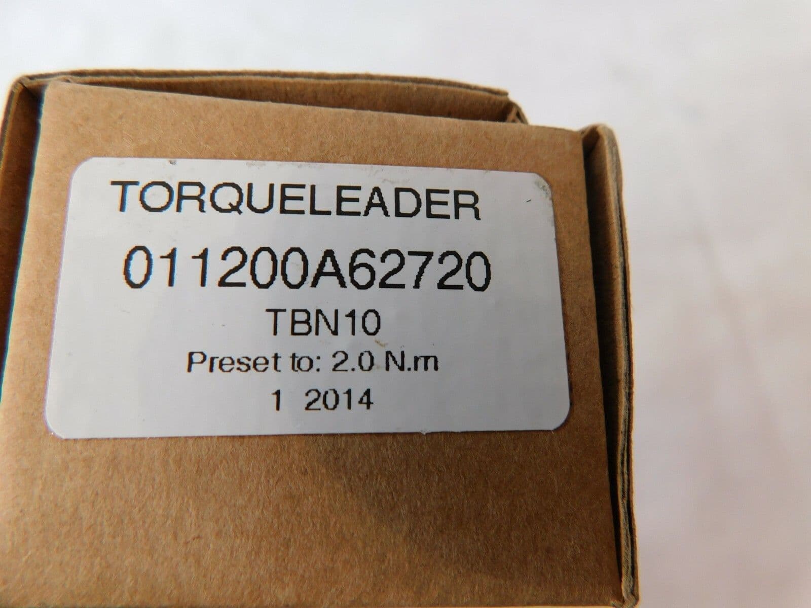 Torqueleader 13/16 Torque Spanner Model TBN10 Set At 2N m 1R7B