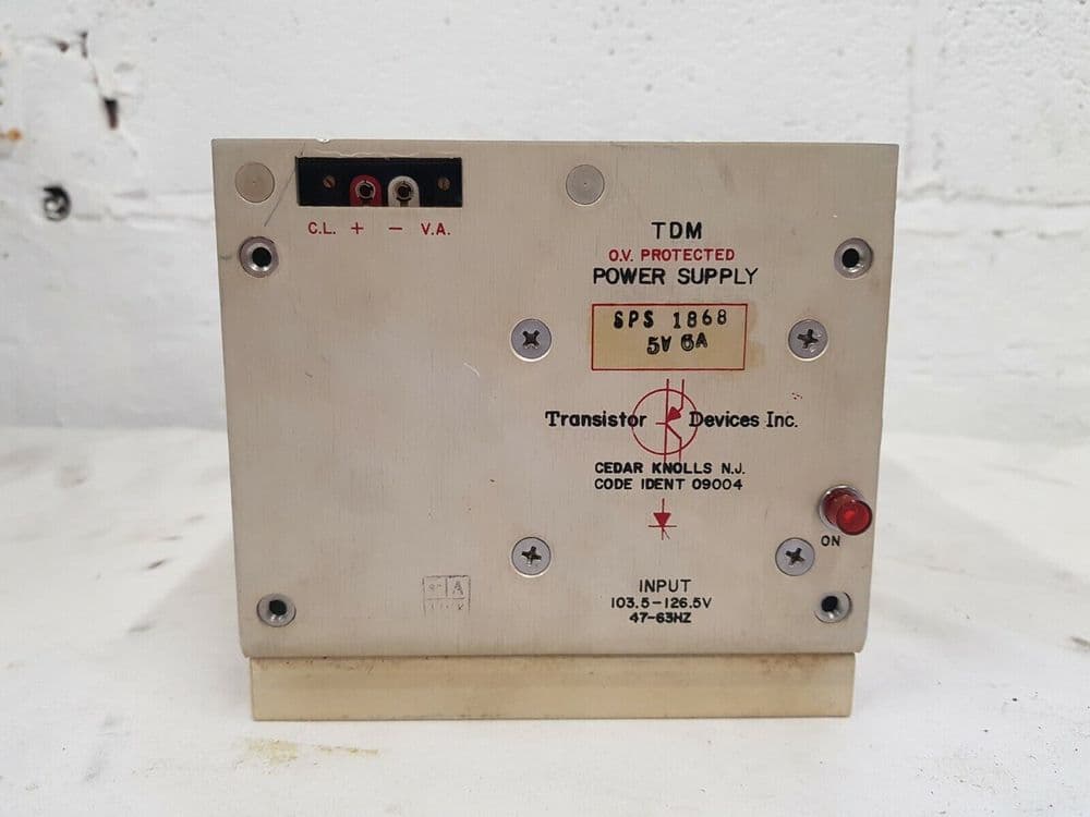 Transistor Devices TDM Power Supply SPS 1868 5V 6A GR7B
