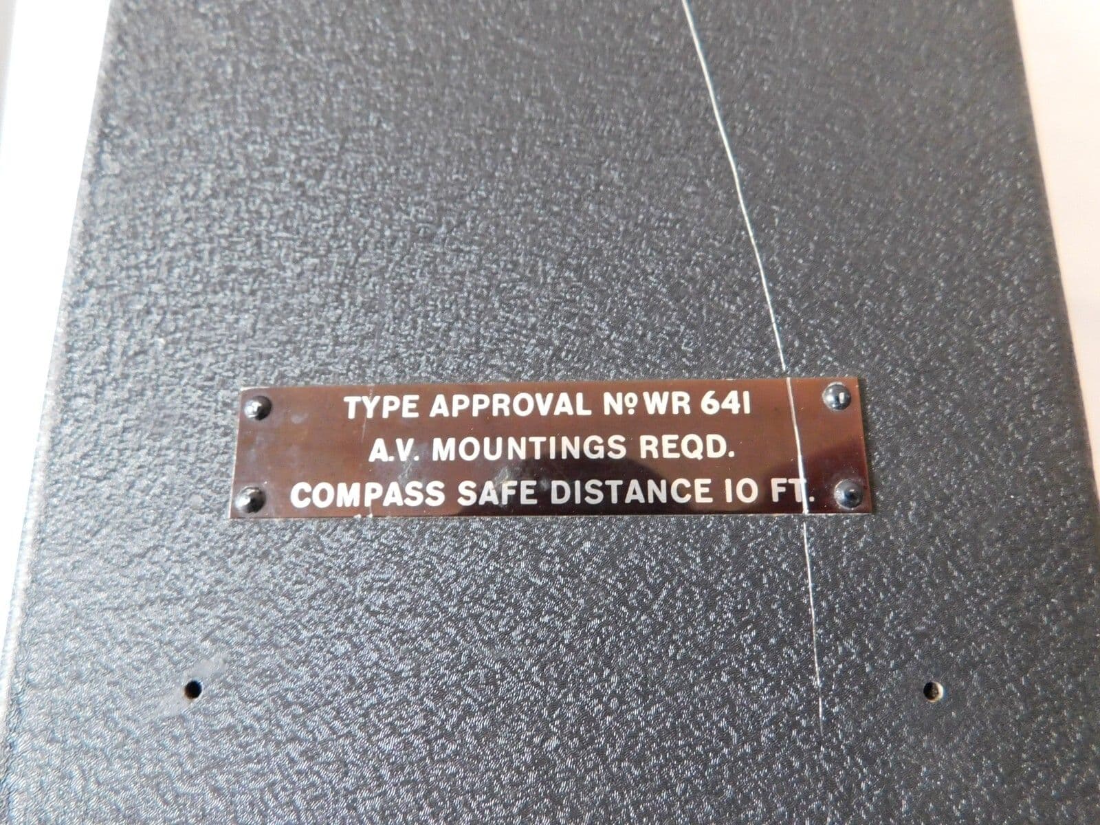 VC10 Aircraft Microwave Radar Transmitter Receiver From ZD241 1R2C