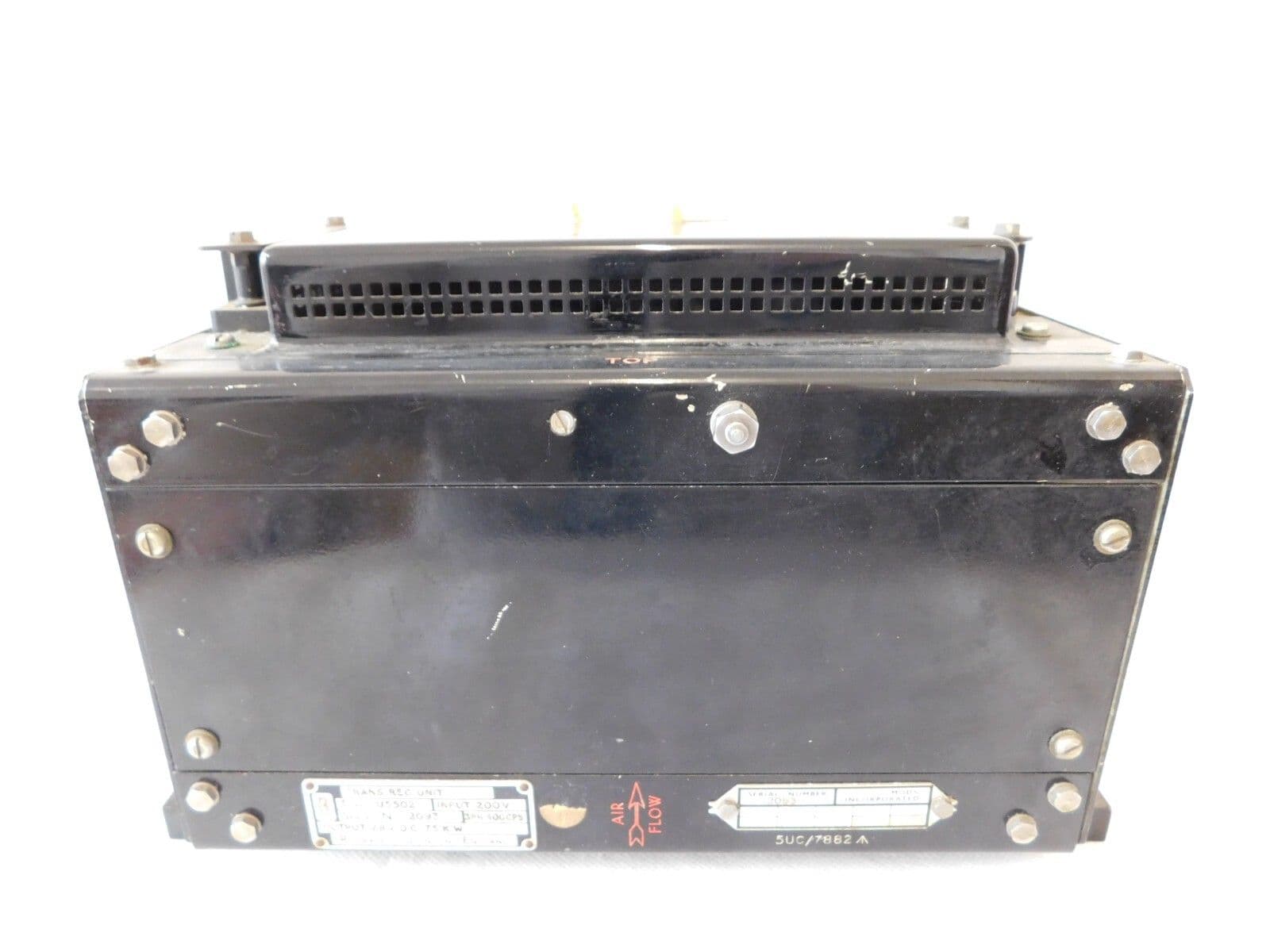 VC10 Aircraft Transformer Rectifier Unit From XV101 PL58