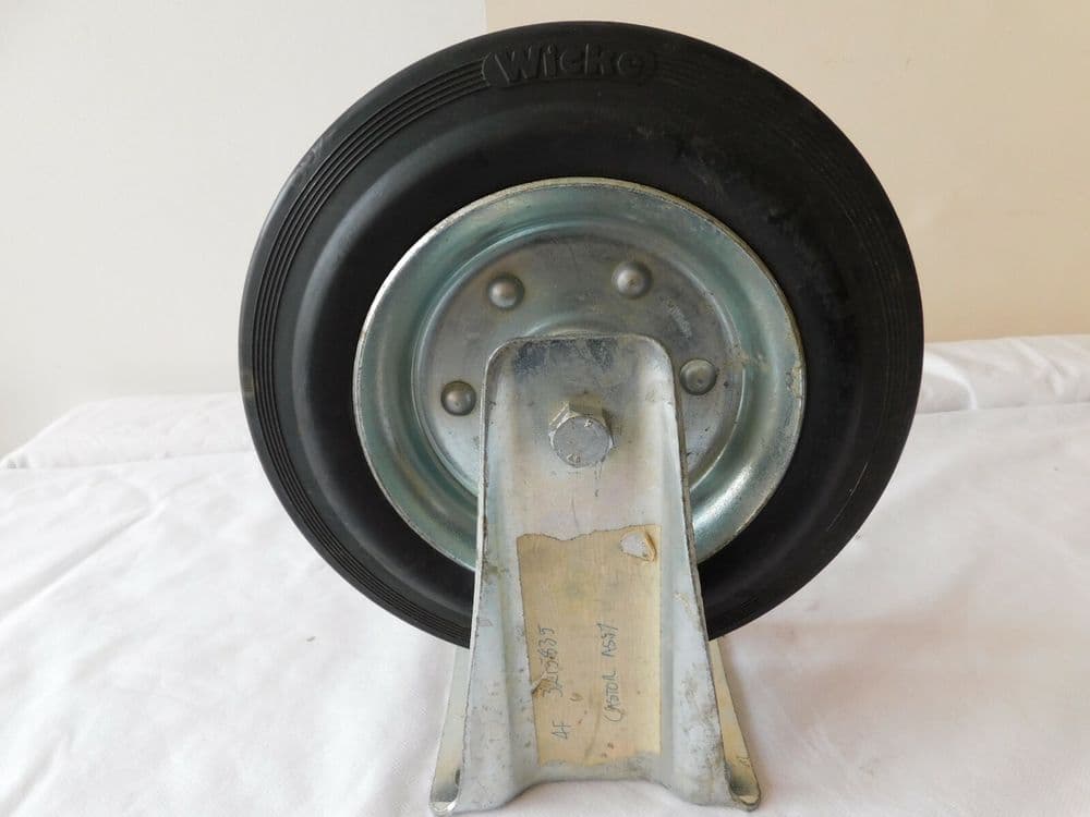 Wicke Large Castor Wheel 10" Diameter With Rubber Wheel 1R17A