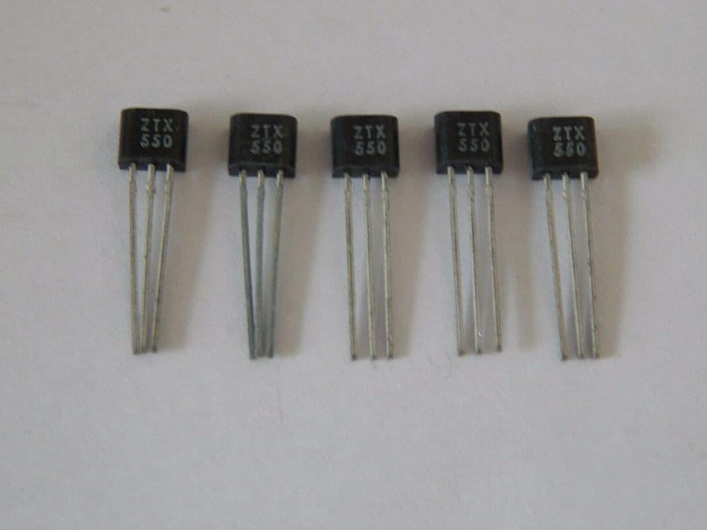 ZTX550 5 x Silicon Transistors 3R1D EC42