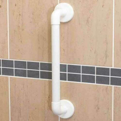 450x32 Large Plastic Fluted White Grab Rail