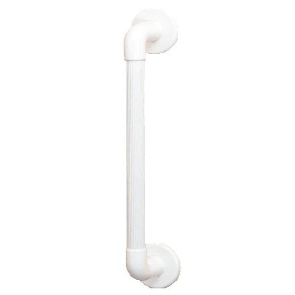 AKW Small White Plastic Fluted Grab Rail 300mm x 32mm