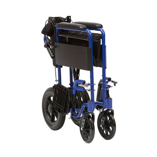 Bell Mobility Everyday Essentials Aluminium Transit Wheelchair - Blue