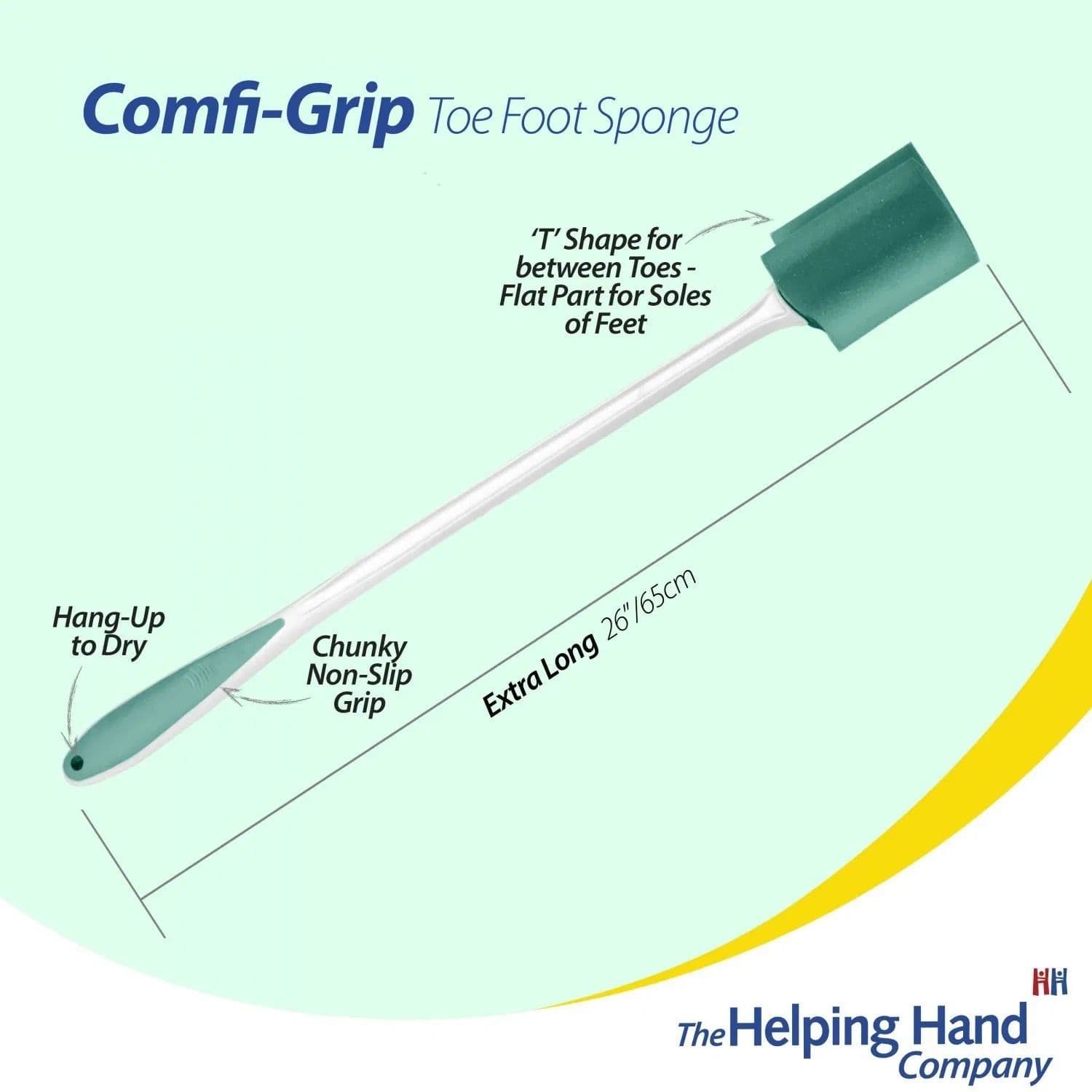 Helping Hand Comfi-Grip Foot Clean 26"/65cm