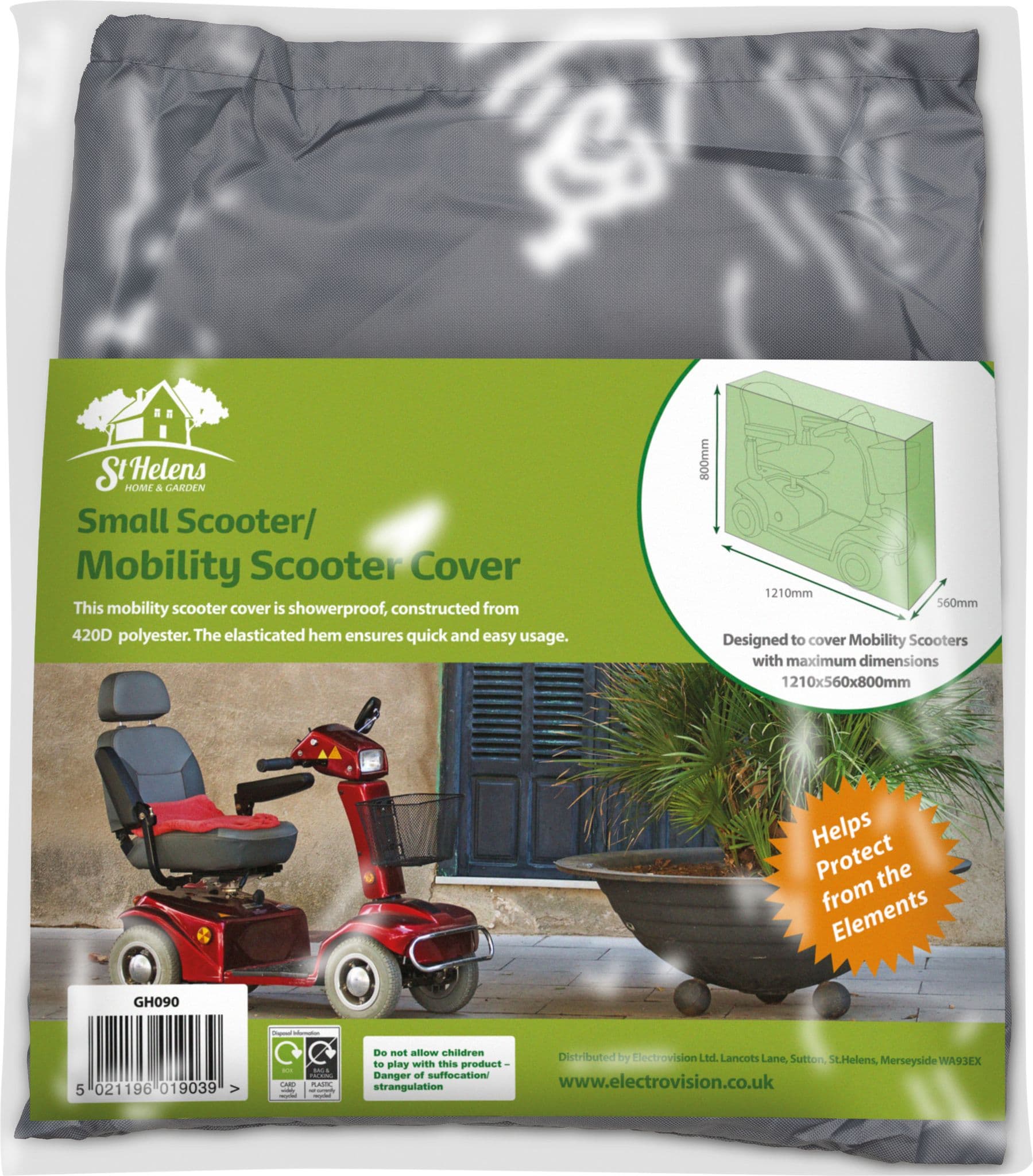 Mobility Scooter Storage Cover with Draw String Small Storage Cover