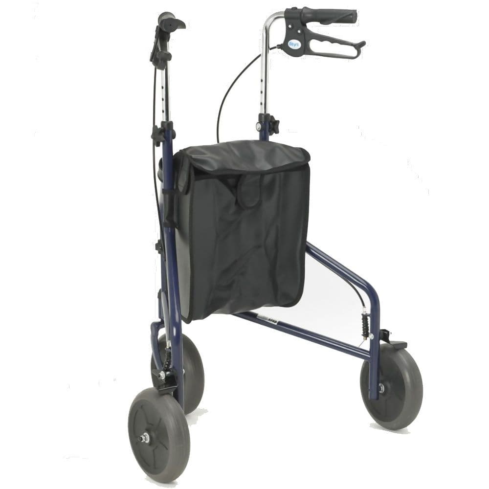 TRI WHEEL WALKER BLUE