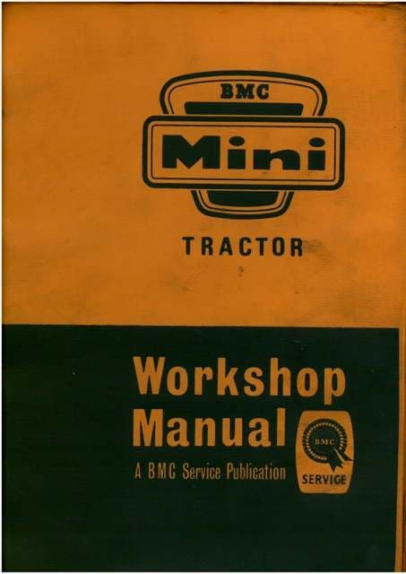 BMC Mini Tractor & Nuffield 4/25 Tractor Workshop Service Manual