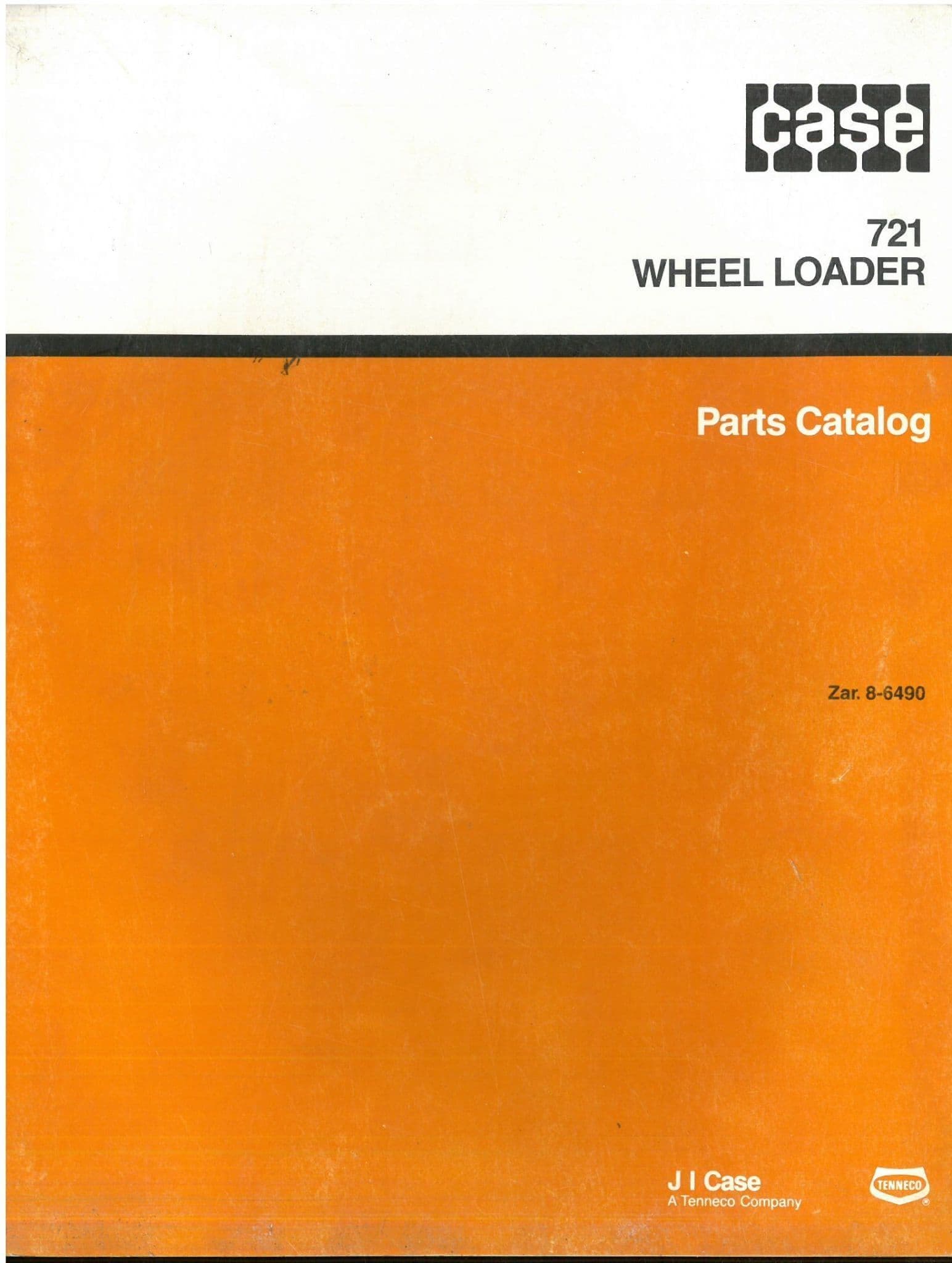 Case 721 Wheel Loader Parts Manual